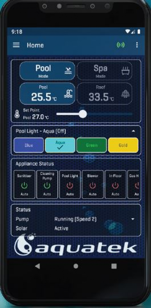 Aquatek Pool and Spa Wifi Controller